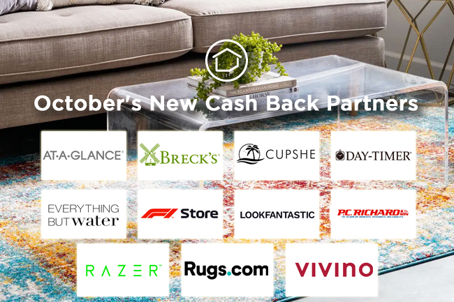 92 New Cash Back Stores in October 2020 - CouponCabin.com