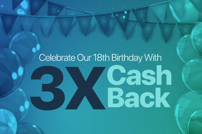The CouponCabin Birthday Event - 3X More Cash Back! - CouponCabin.com