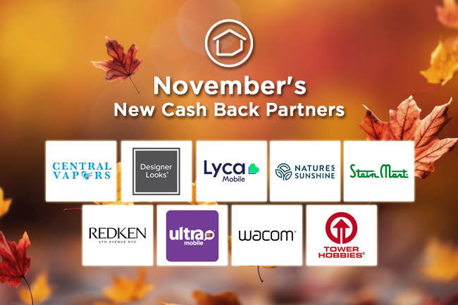 200+ New Cash Back Partner Stores in November 2023 - CouponCabin.com