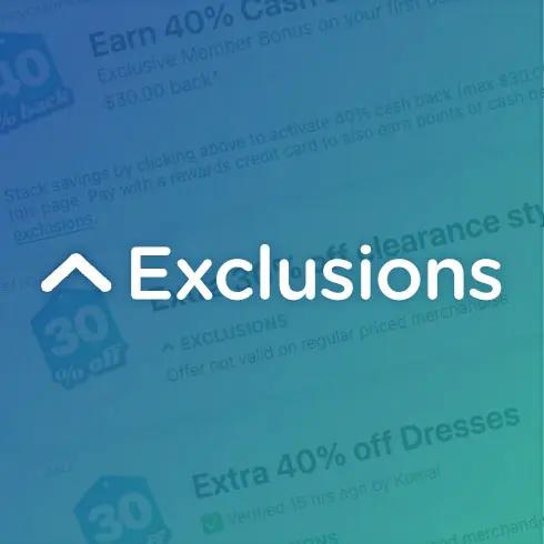 Why Some Products Are Excluded From Coupons - CouponCabin.com