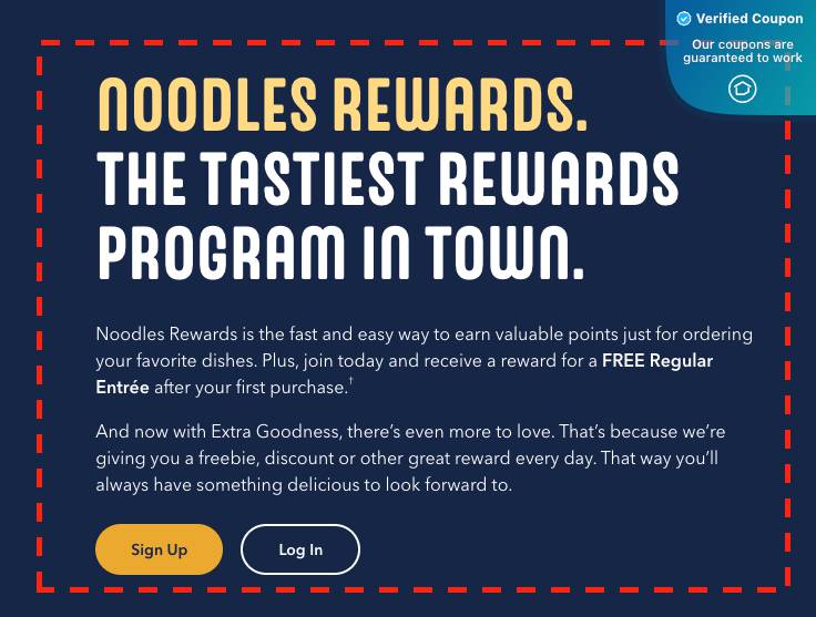 10% Off Noodles and Company Coupons & Coupon Codes - January 2025