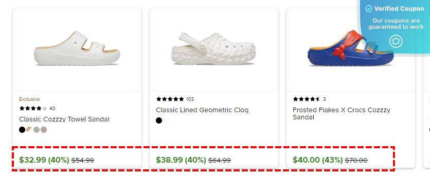 60% Off Crocs Coupons & Promo Codes - December 2024