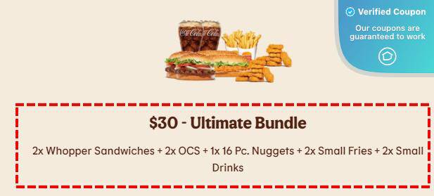 Burger King Coupons & Coupon Codes: 10% Off - January 2025