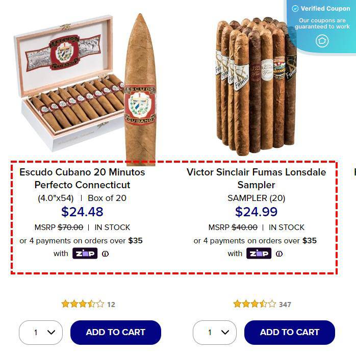 20% Off Thompson Cigar Coupons - November 2024