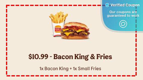 Burger King Coupons & Coupon Codes: 10% Off - January 2025