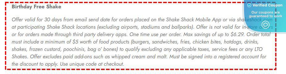 20% Off Shake Shack Coupons & Promo Codes - January 2025