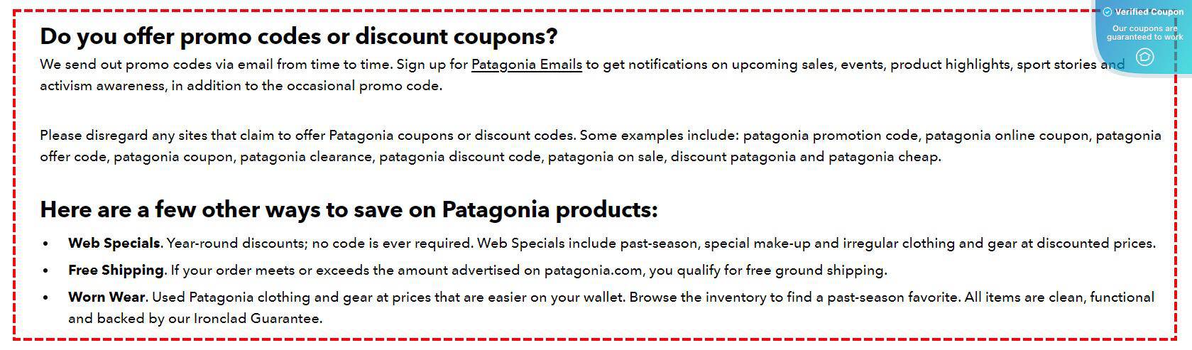 20% Off Patagonia Coupons & Promo Codes - May 2025