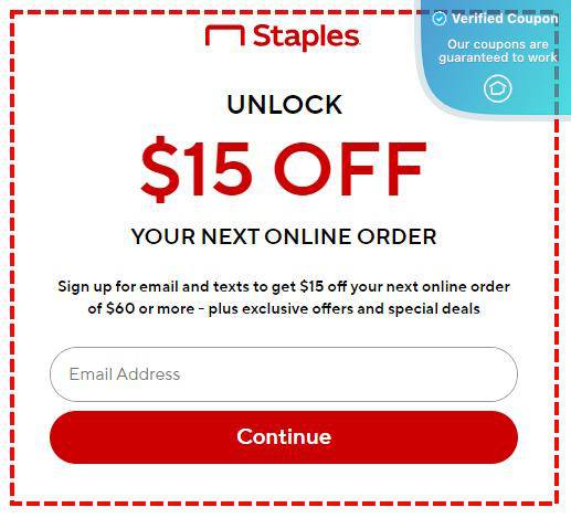 20% Off Staples Coupons & Coupon Codes - February 2025