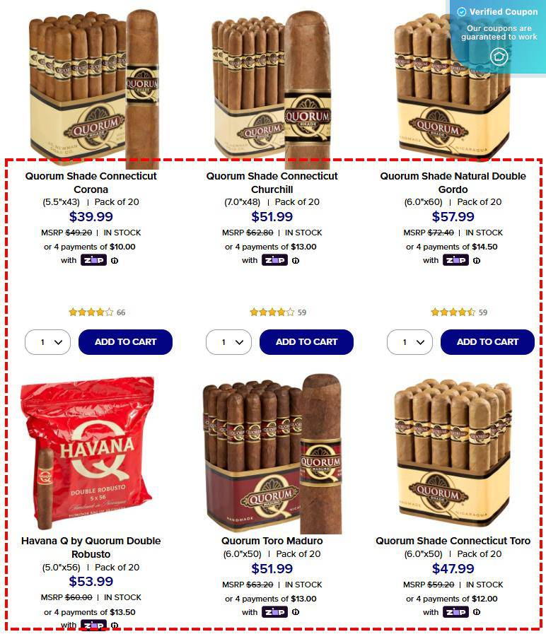 20% Off Thompson Cigar Coupons - November 2024