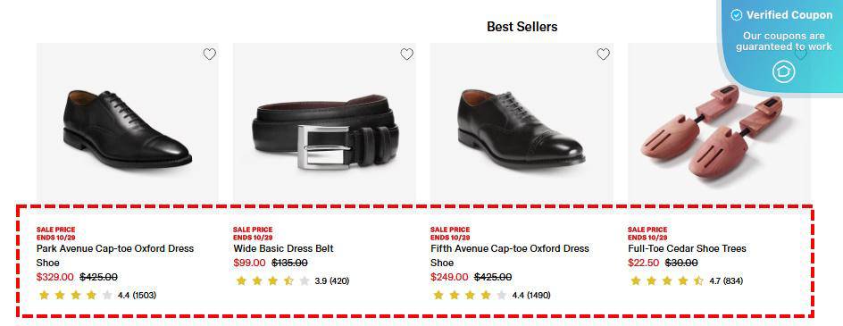 15% Off Allen Edmonds Coupons & Promo Codes - February 2025