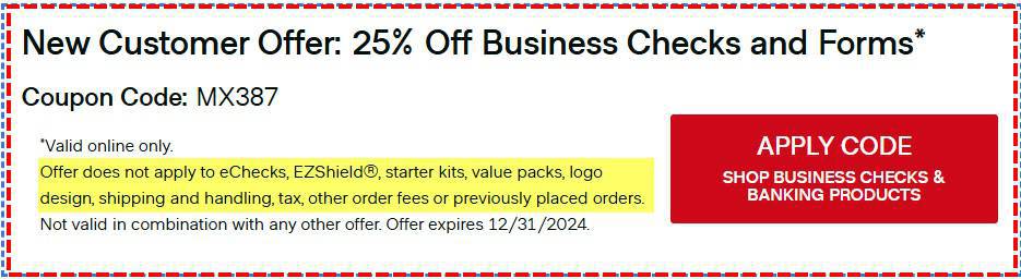 25% Off Deluxe Checks Coupons & Discount Codes - November 2024
