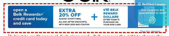 20% Off Belk Coupons & Coupon Codes - November 2024