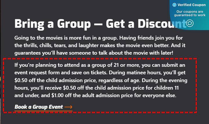 25% Off Regal Cinemas Coupons & Promo Codes - December 2024