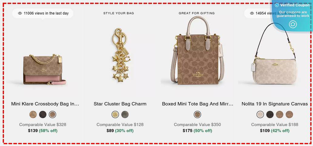 25% Off Coach Outlet Coupons & Promo Codes - November 2024