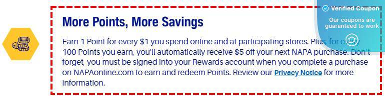 50% Off NAPA Coupons & Coupon Codes - February 2025
