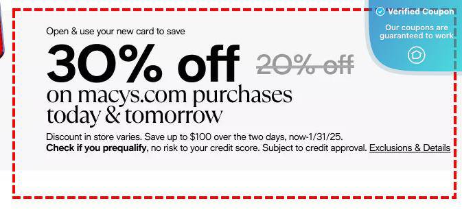 25% Off Macy's Coupons & Promo Codes - January 2025