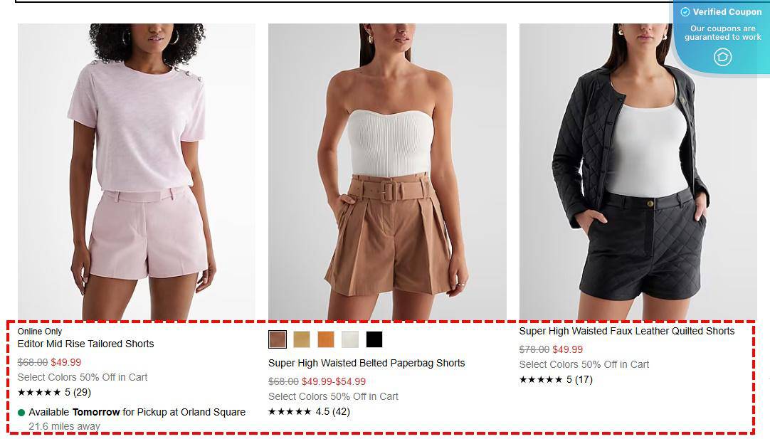 50% Off Express Coupons & Promo Codes - November 2024