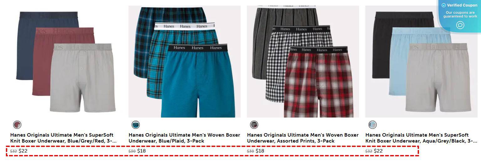 40% Off Hanes Coupons & Promo Codes - December 2024