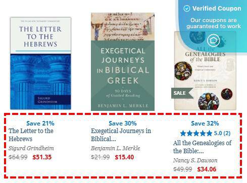 40% Off Christian Book Coupons & Promo Codes - December 2024