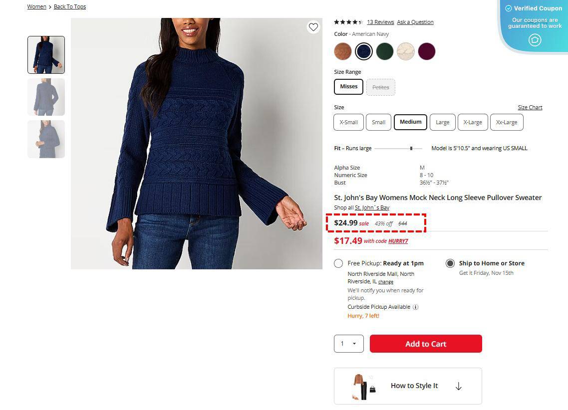 25% Off JCPenney Coupons & Coupon Codes - November 2024
