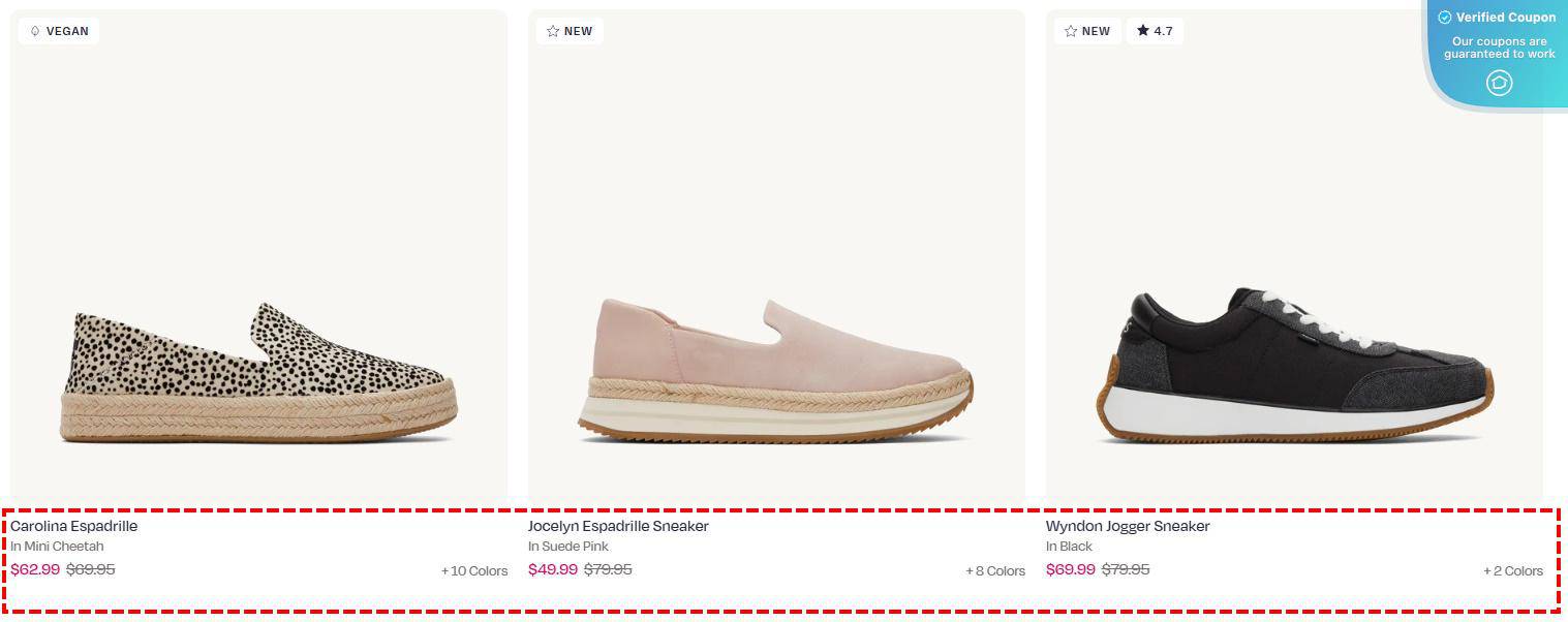 35% Off TOMS Coupons & Promo Codes - November 2024