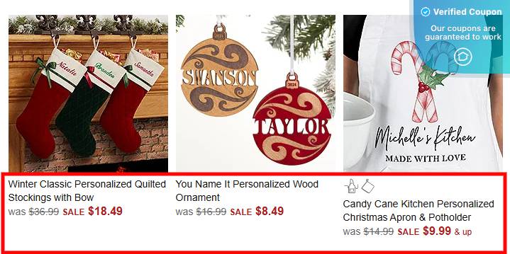 30% Off Personalization Mall Coupons & Codes - December 2024