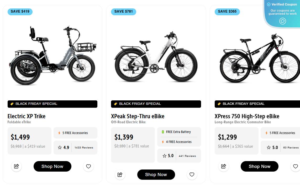 10% Off Lectric eBikes Coupons & Discount Codes - November 2024