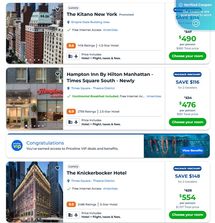 20% Off Priceline Coupons & Promo Codes - December 2024