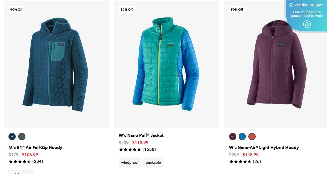 10% Off Patagonia Coupons & Promo Codes - December 2024