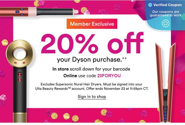 Ulta Coupons & Coupon Codes for November 2024: 25% Off