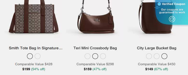 25% Off Coach Outlet Coupons & Promo Codes - November 2024