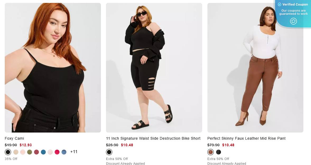 50% Off Torrid Coupons & Promo Codes - December 2024