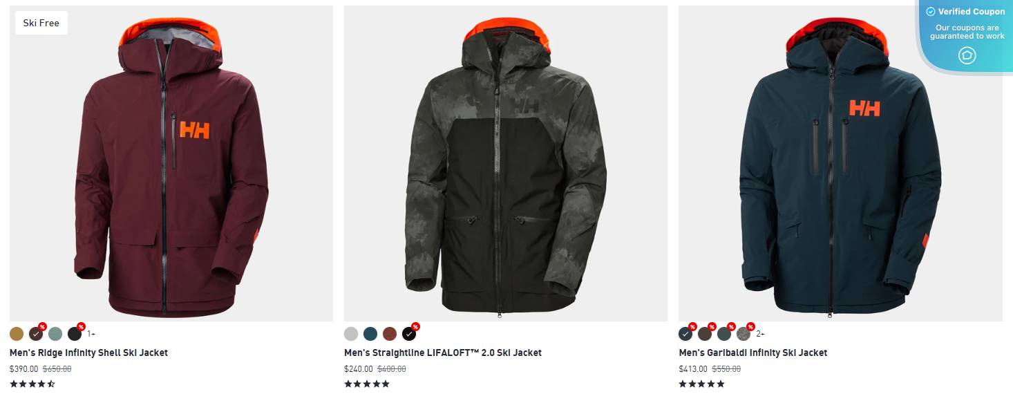 15% Off Helly Hansen Coupons & Discount Codes - December 2024