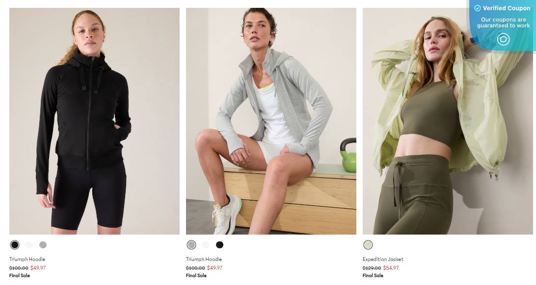 30% Off Athleta Coupons & Promo Codes - December 2024