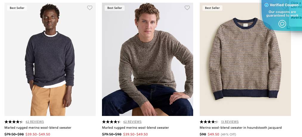 50% Off JCrew Coupons & Promo Codes - December 2024