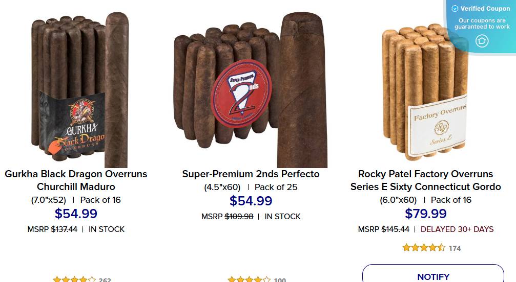 25% Off Thompson Cigar Coupons - December 2024
