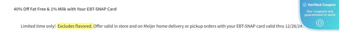 $50 Off Meijer Coupons & Promo Codes - November 2024
