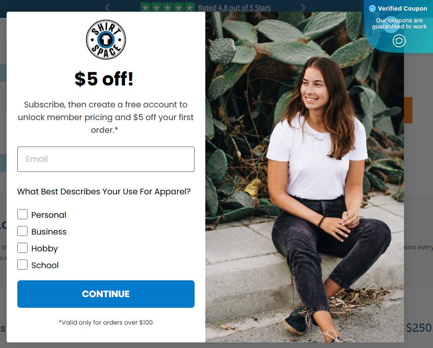 $50 Off ShirtSpace Coupons & Promo Codes - February 2025