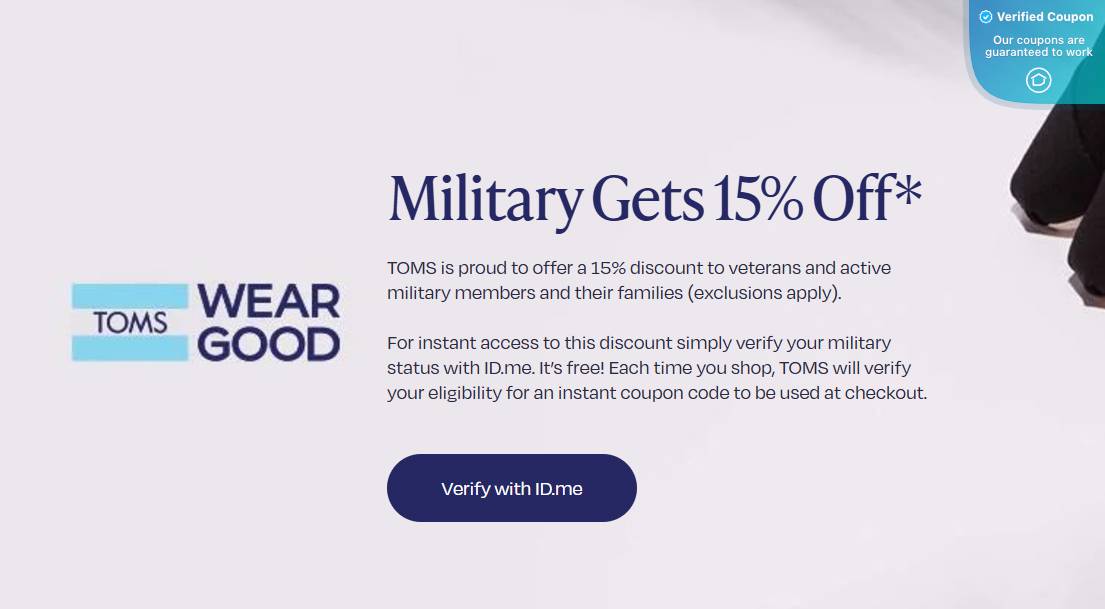 40% Off TOMS Coupons & Promo Codes - December 2024