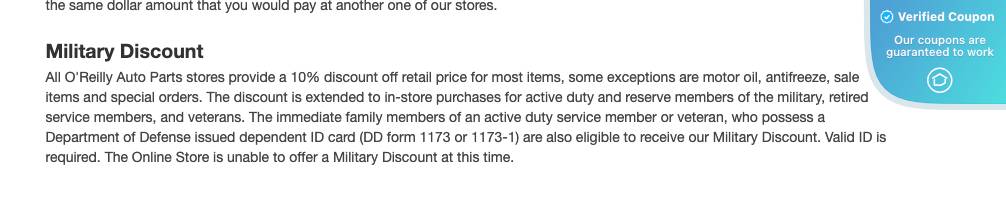 15% Off O'Reilly Auto Parts Coupons & Coupon Codes - February 2025