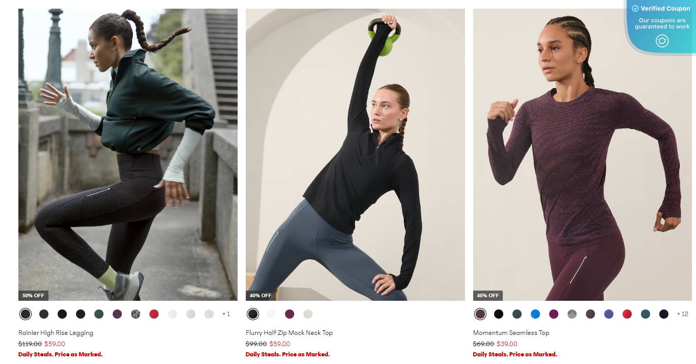 30% Off Athleta Coupons & Promo Codes - December 2024