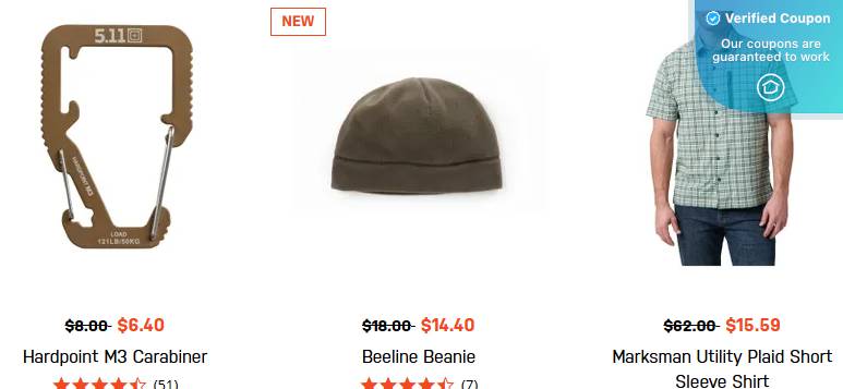 50% Off 511 Tactical Coupons & Discount Codes - December 2024