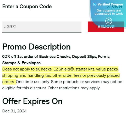 25% Off Deluxe Checks Coupons & Discount Codes - December 2024