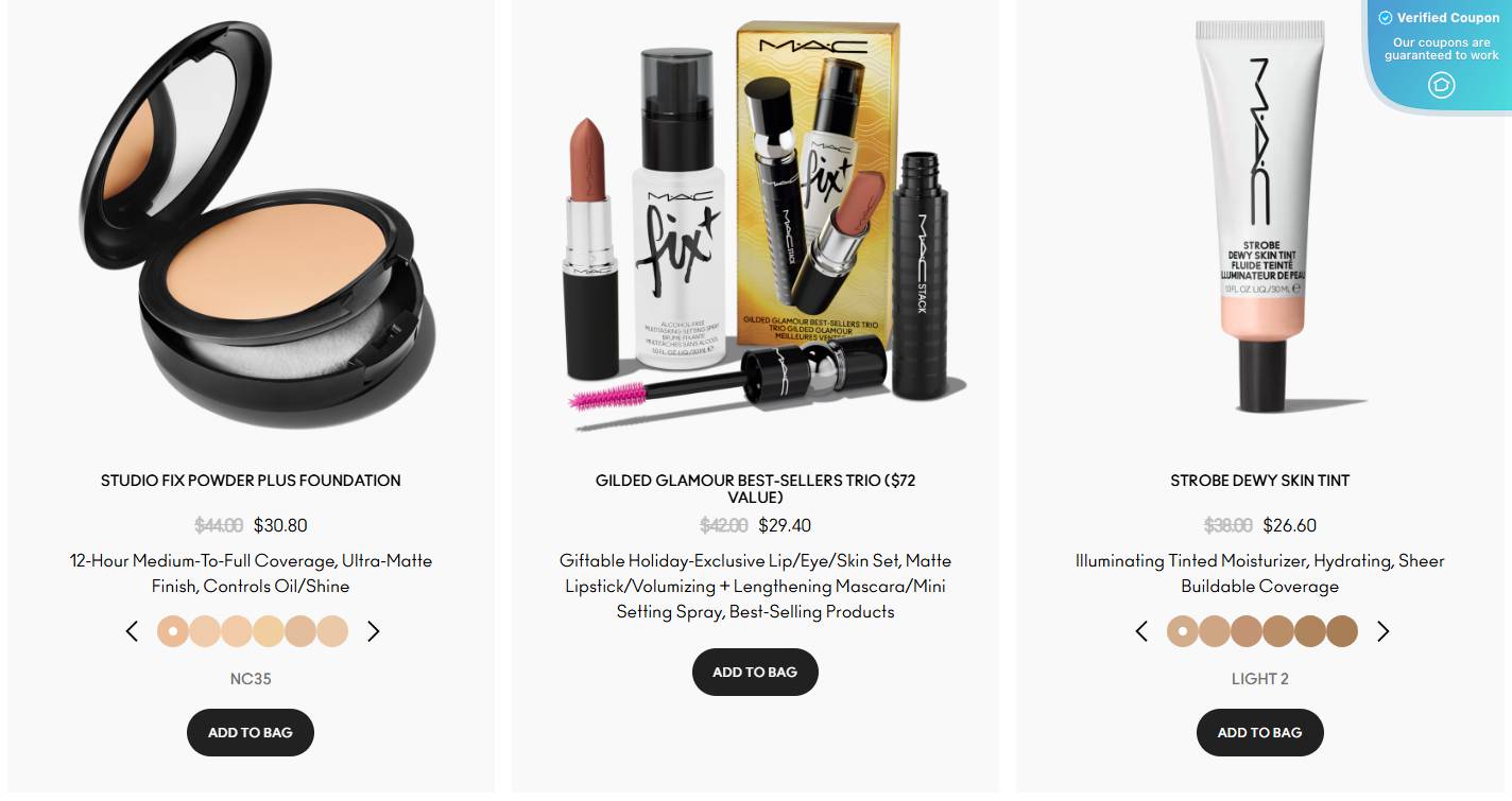 40% Off MAC Cosmetics Coupons & Promo Codes - December 2024