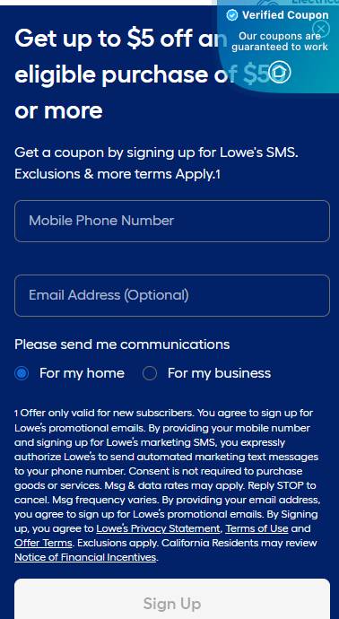 20% Off Lowe's Coupons & Promo Codes - February 2025