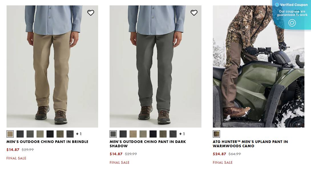 30% Off Wrangler Coupons & Promo Codes - December 2024