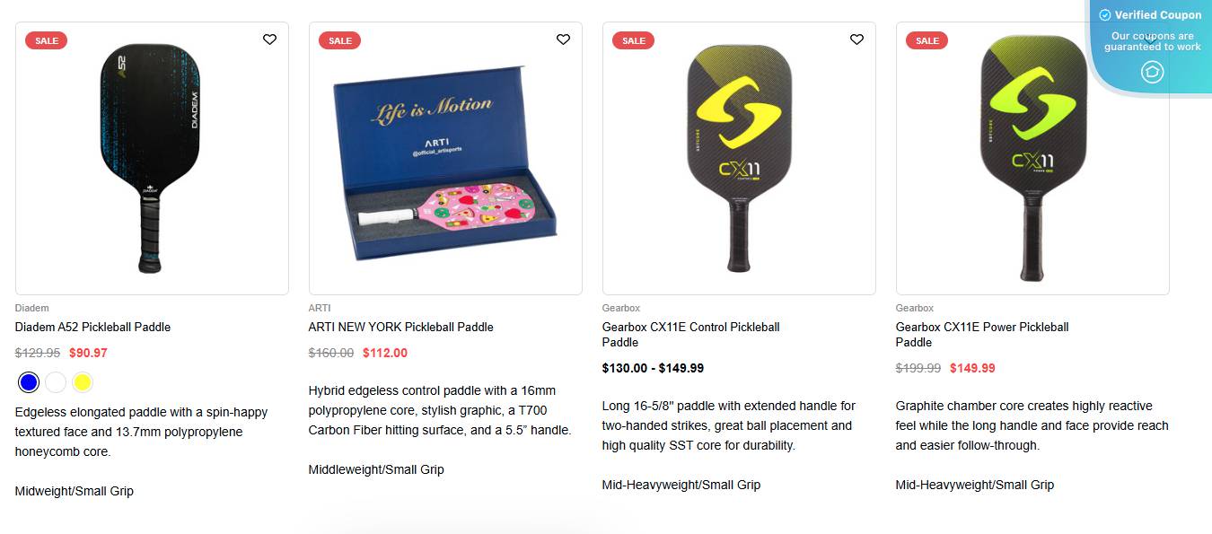 10% Off Pickleball Central Coupons & Coupon Codes - December 2024