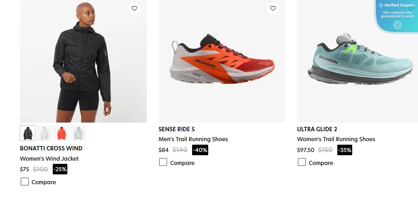 40% Off Salomon Coupons & Discount Codes - January 2025