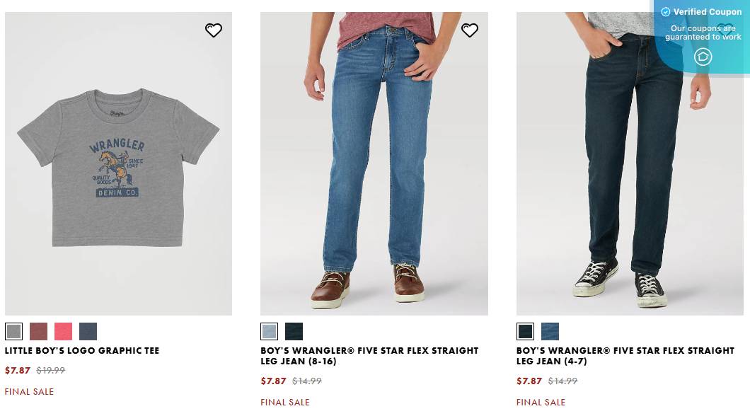 30% Off Wrangler Coupons & Promo Codes - December 2024