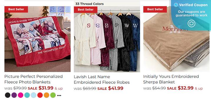 30% Off Personalization Mall Coupons & Codes - December 2024